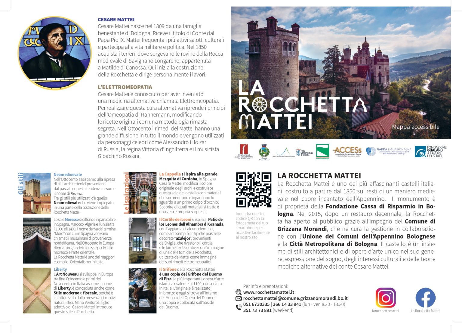 Accessibilità - Rocchetta Mattei